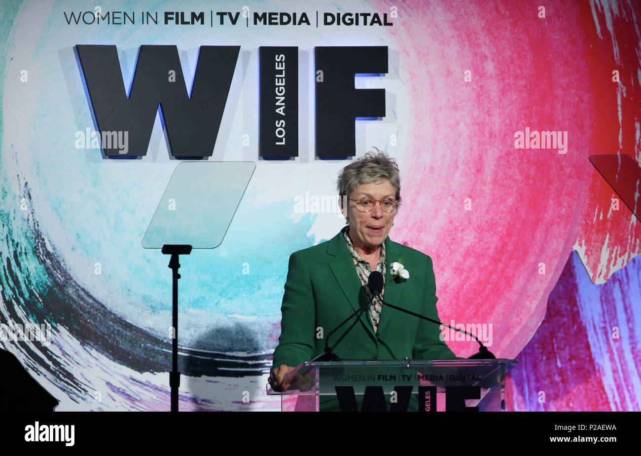 BEVERLY HILLS, CA - JUNE 13: Frances McDormand, at the Women In Film ...