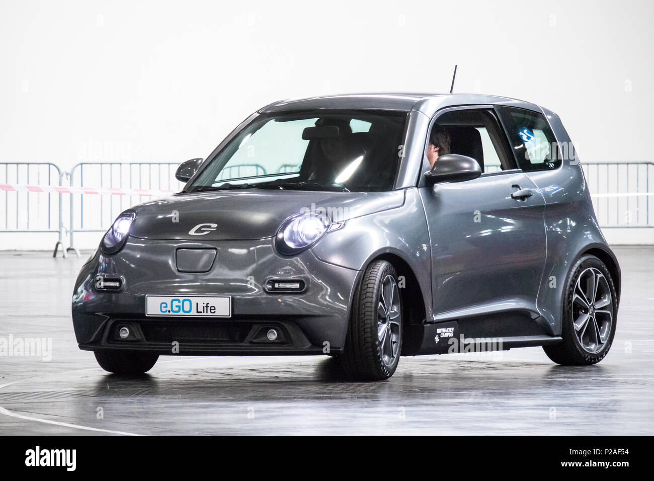 Hanover, Germany. 13th June, 2018. e.GO Life, electric car by e.GO ...