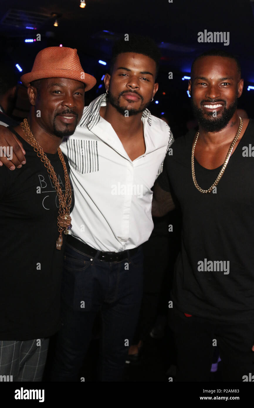 Miami, FL, USA. 13th June, 2018. Darrin Henson, Trevor Jackson and ...