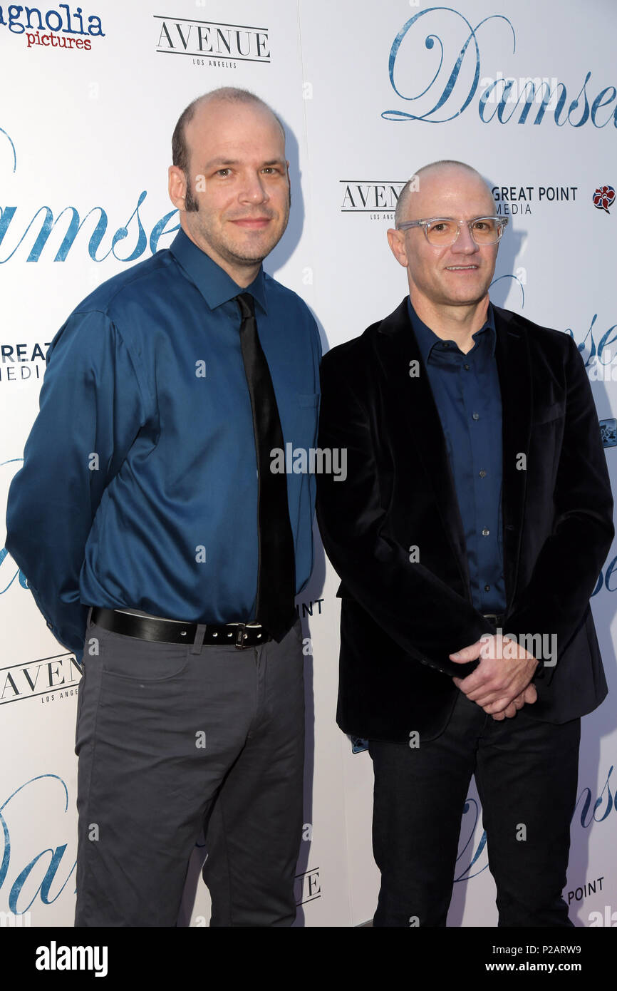 Hollywood, Ca. 13th June, 2018. Nathan Zellner and David Zellner at the ...