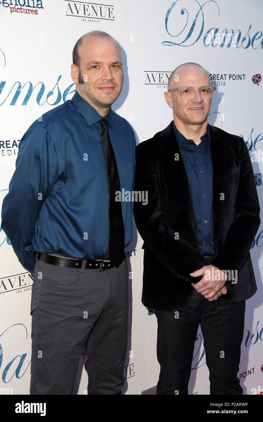 Hollywood, Ca. 13th June, 2018. Nathan Zellner and David Zellner at the ...