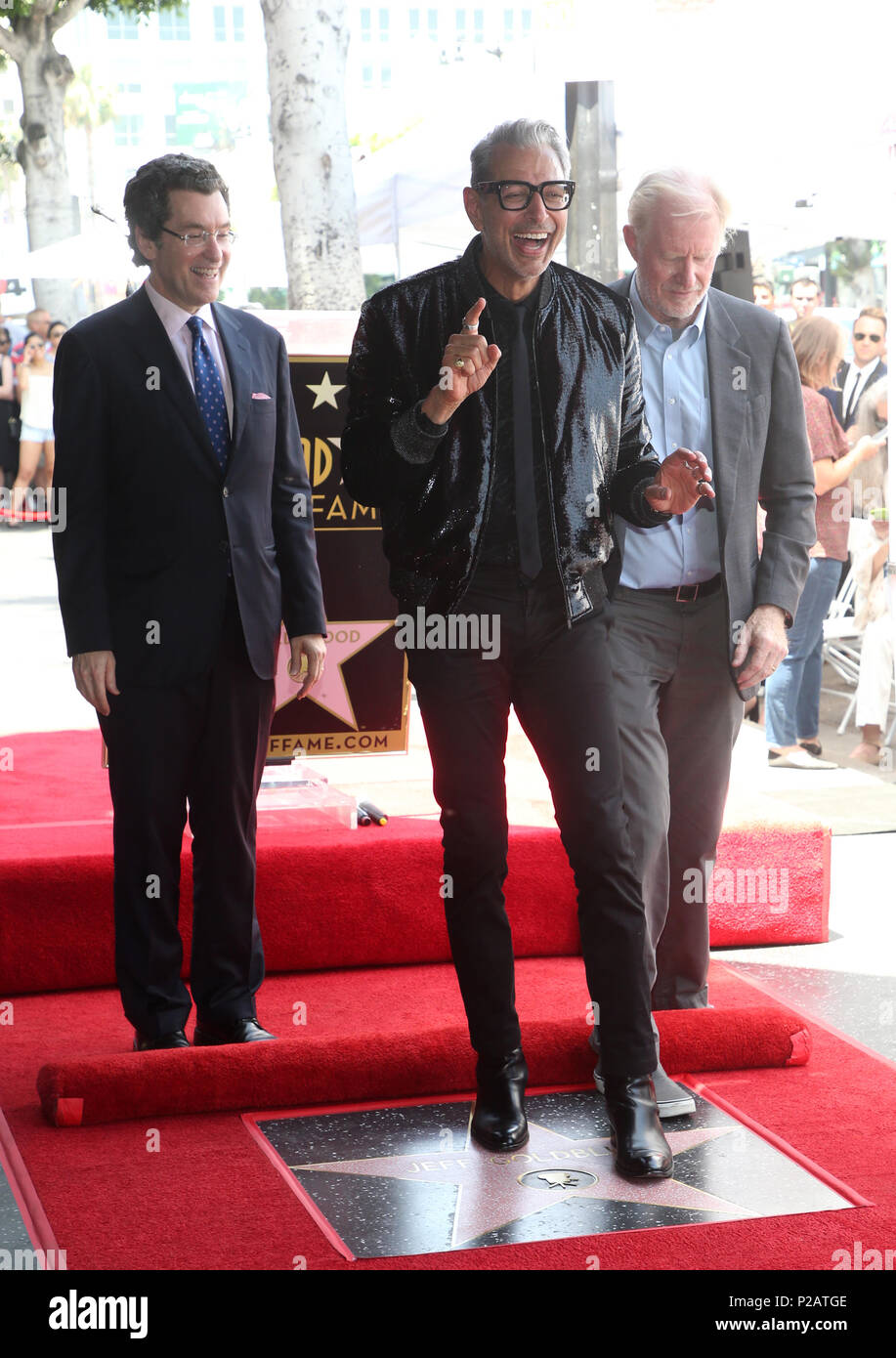 HOLLYWOOD, CA - JUNE 14: Norm Eisen, Jeff Goldblum, Ed Begley, Jr, at ...