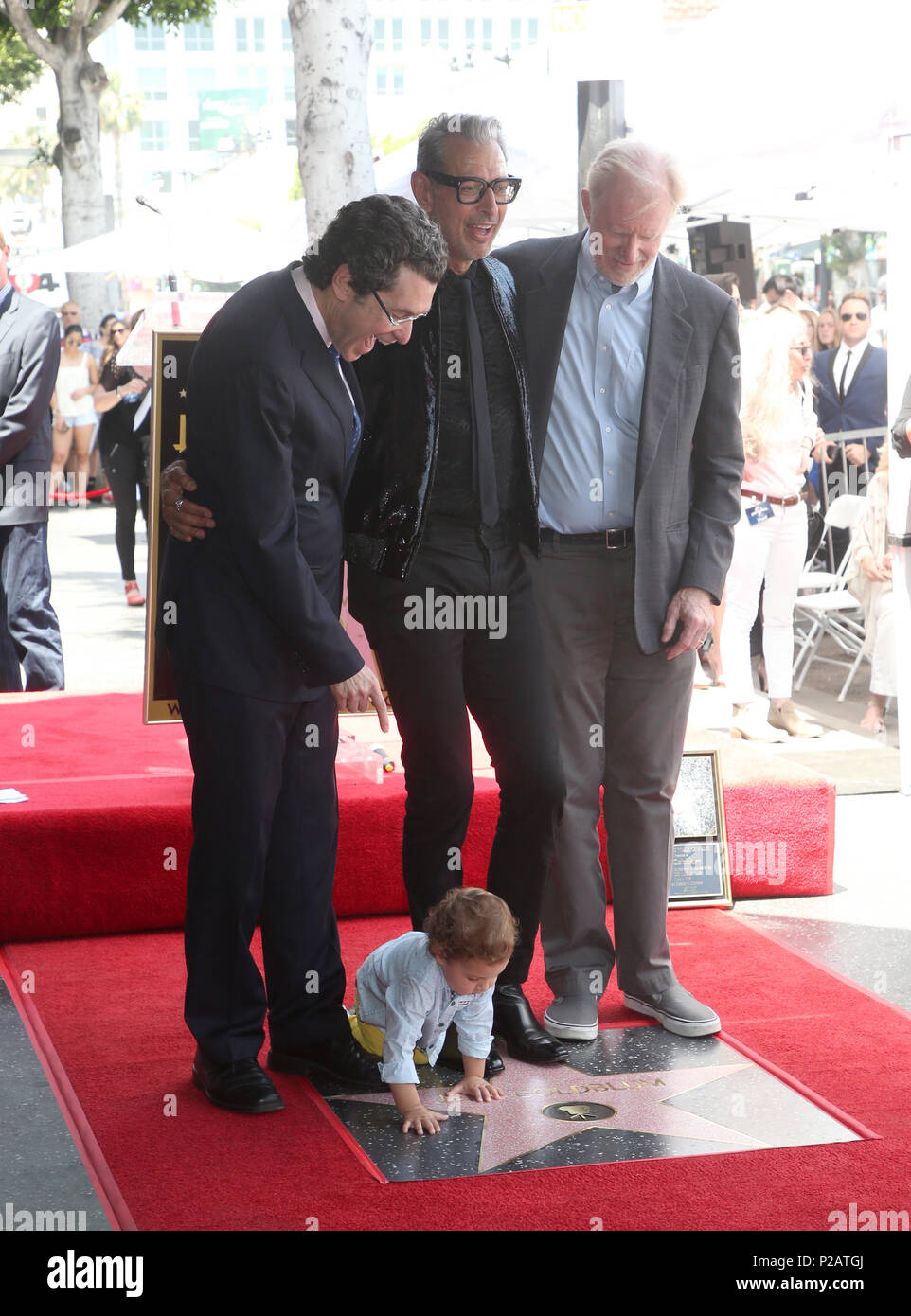 HOLLYWOOD, CA - JUNE 14: Norm Eisen, Jeff Goldblum, Ed Begley, Jr, at ...