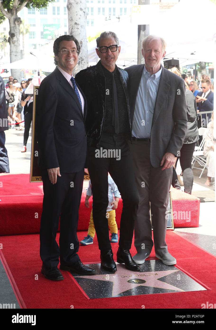 HOLLYWOOD, CA - JUNE 14: Norm Eisen, Jeff Goldblum, Ed Begley, Jr, at ...
