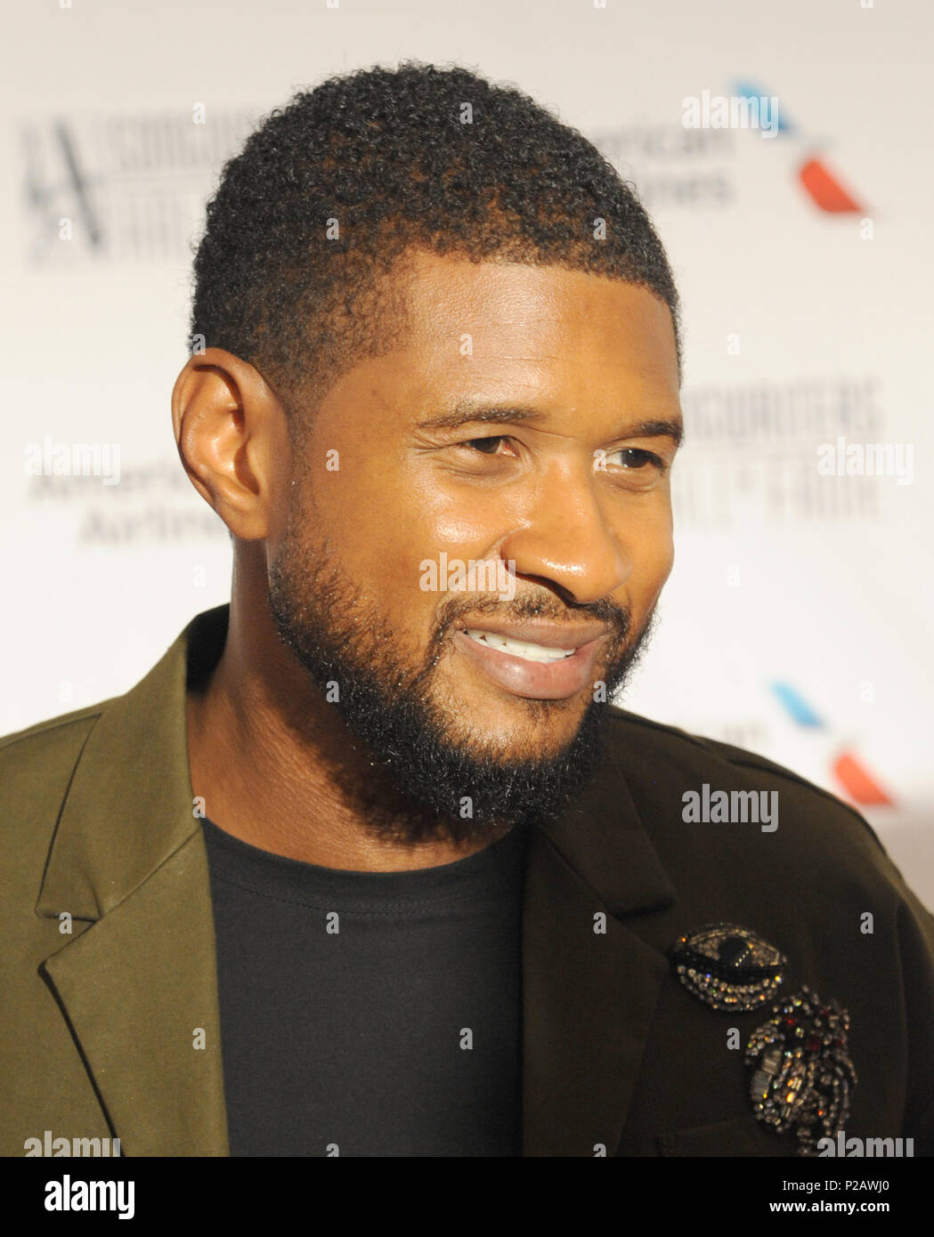 New York, NY, USA. 14th June, 2018. Usher attends the Songwriters Hall of Fame 49th Annual ...