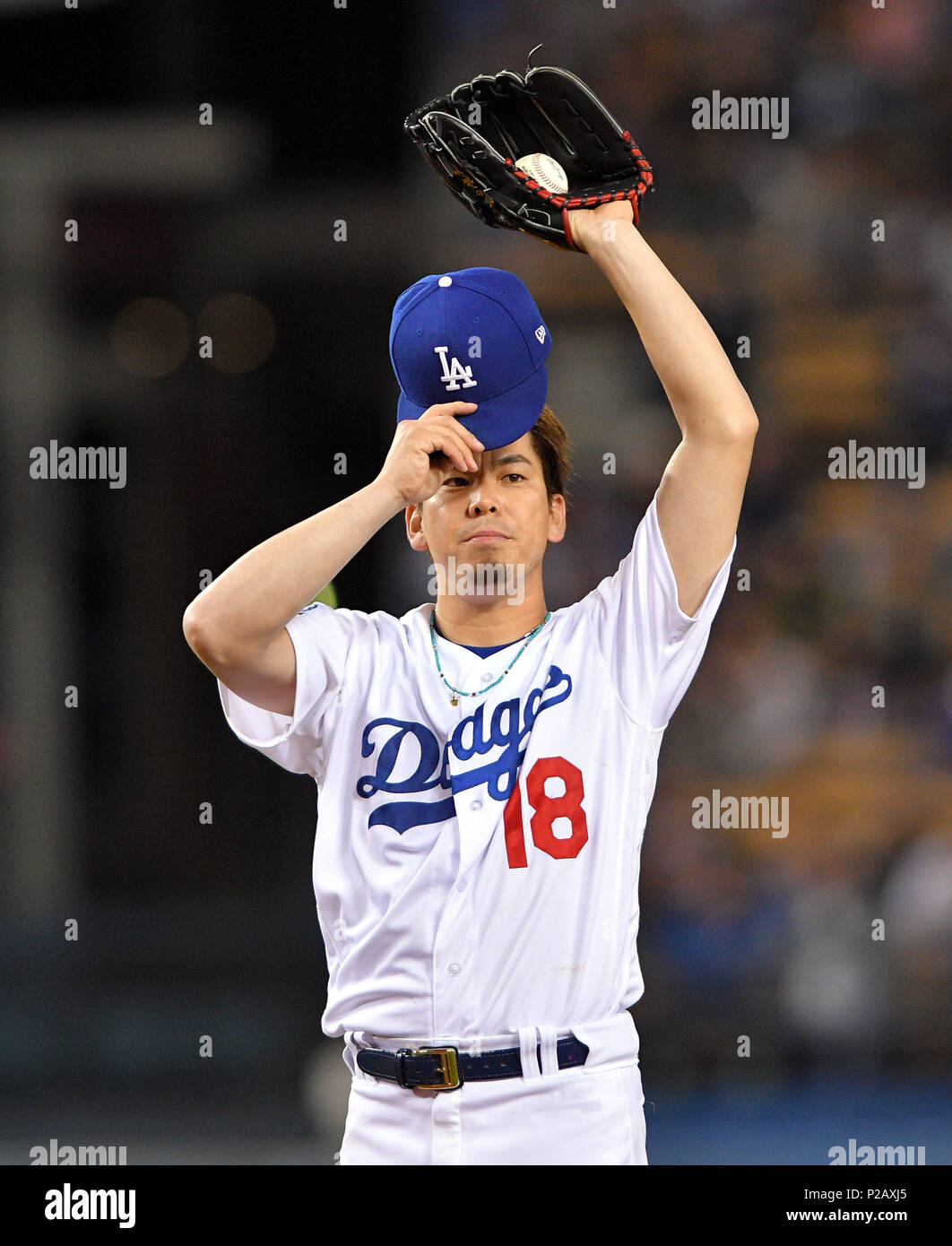 Los angeles dodgers cap hi-res stock photography and images - Alamy