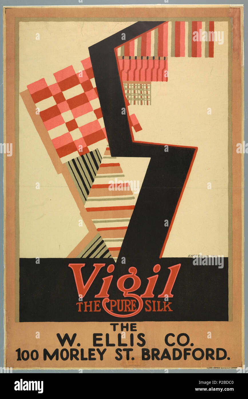 . English: Poster, Virgil-The Pure Silk, 1919 . 1919 232 Poster, Virgil ...