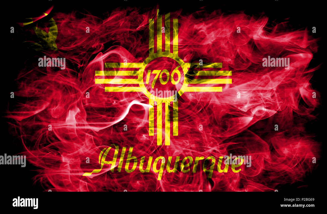 Albuquerque flag hi-res stock photography and images - Alamy
