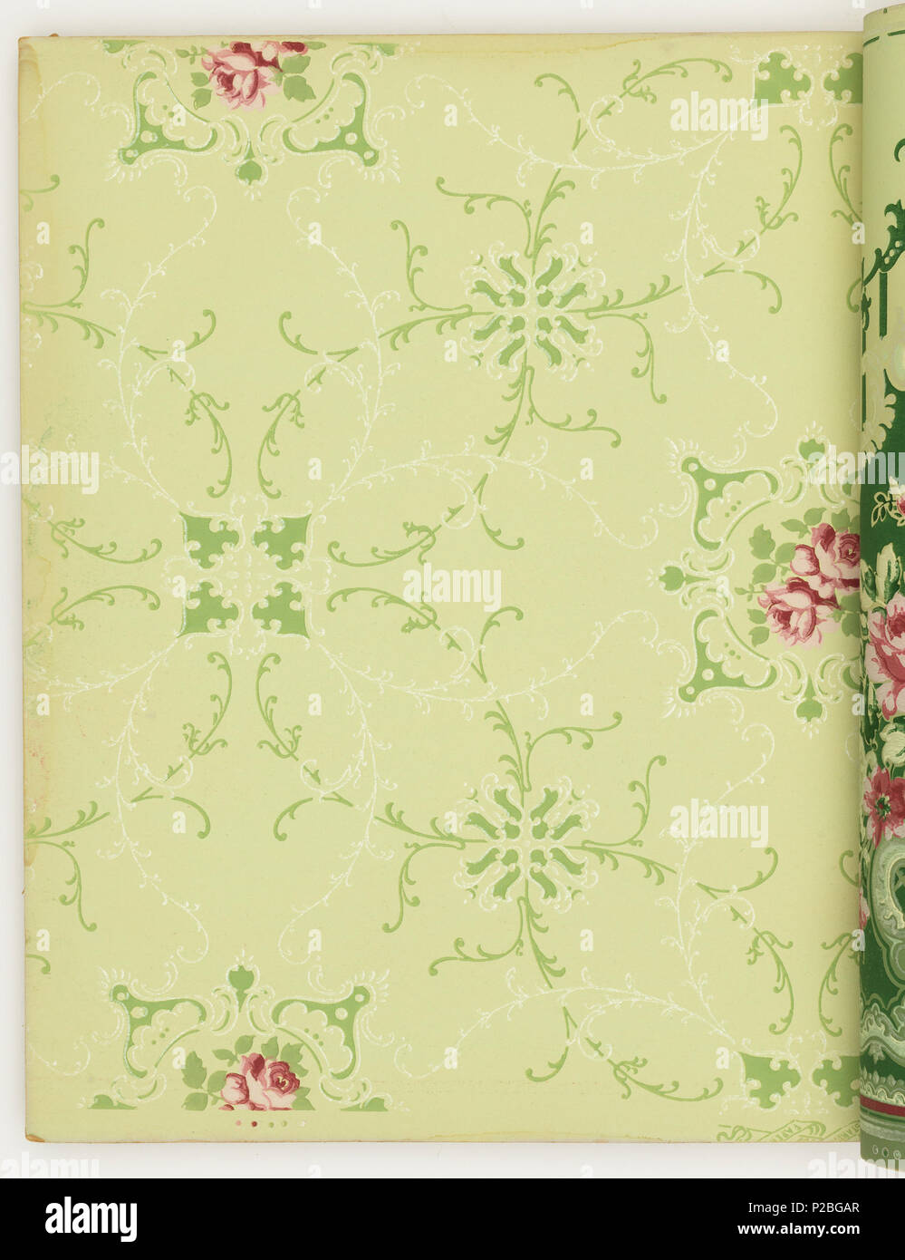 Wallpaper patterns 1900s hi-res stock photography and images - Alamy