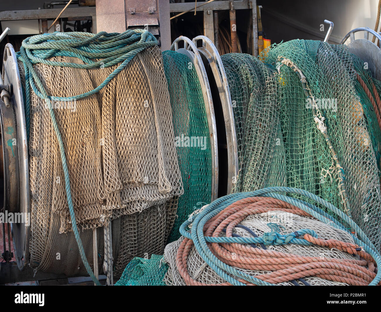 Stored fishing nets hi-res stock photography and images - Alamy