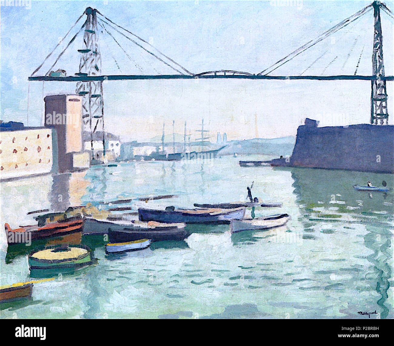 . English: The Transporter Bridge in Marseille Français : Le pont ...