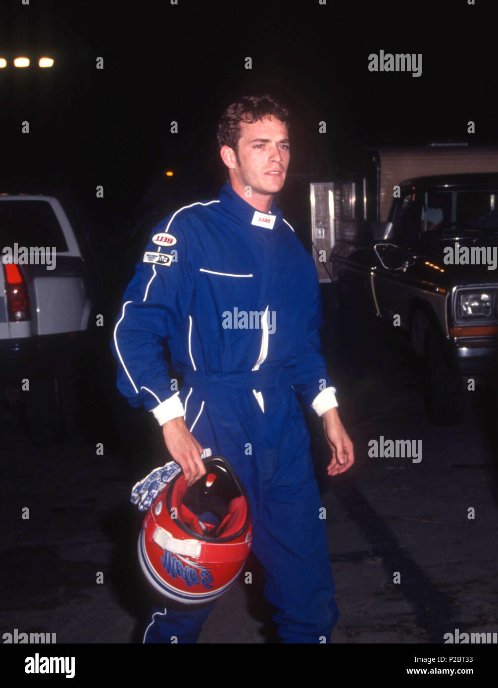 SAUGUS, CA - OCTOBER 12: Actor Luke Perry attends Reid Rondell ...