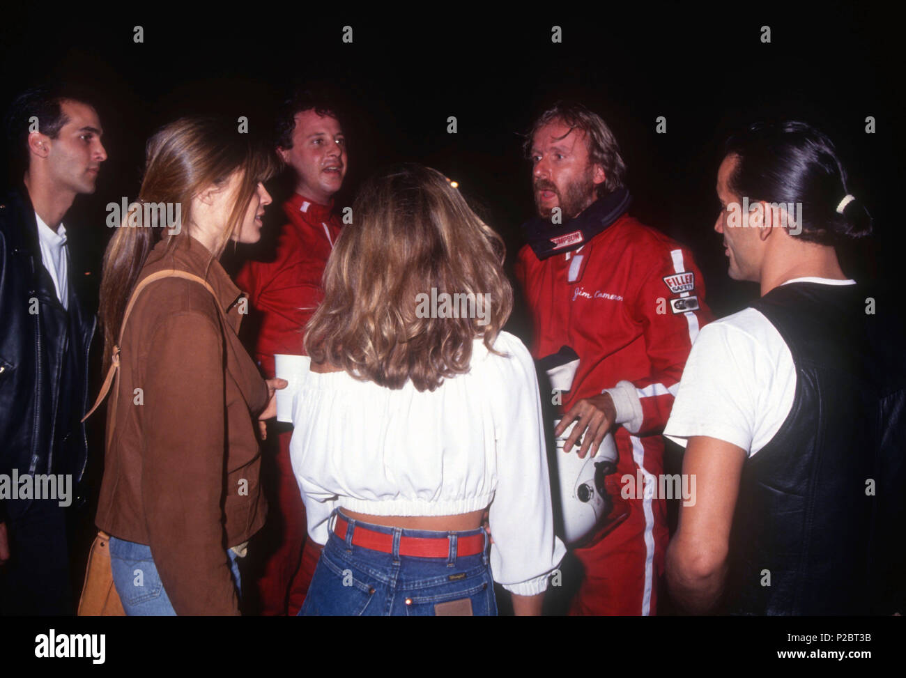 SAUGUS, CA - OCTOBER 12: (L-R) Actress Linda Hamilton and Director ...