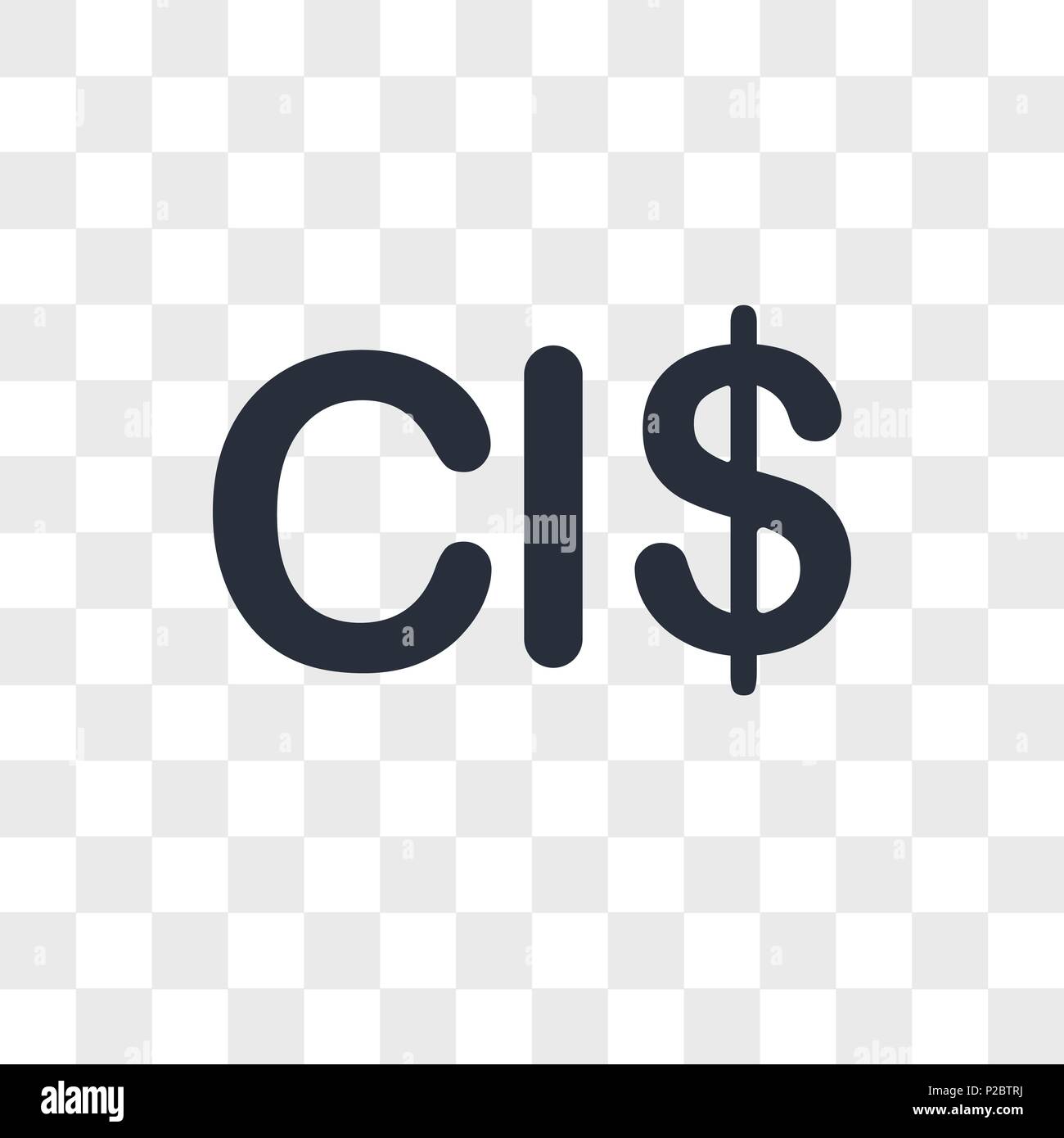 Cayman Islands vector icon isolated on transparent background, Cayman ...