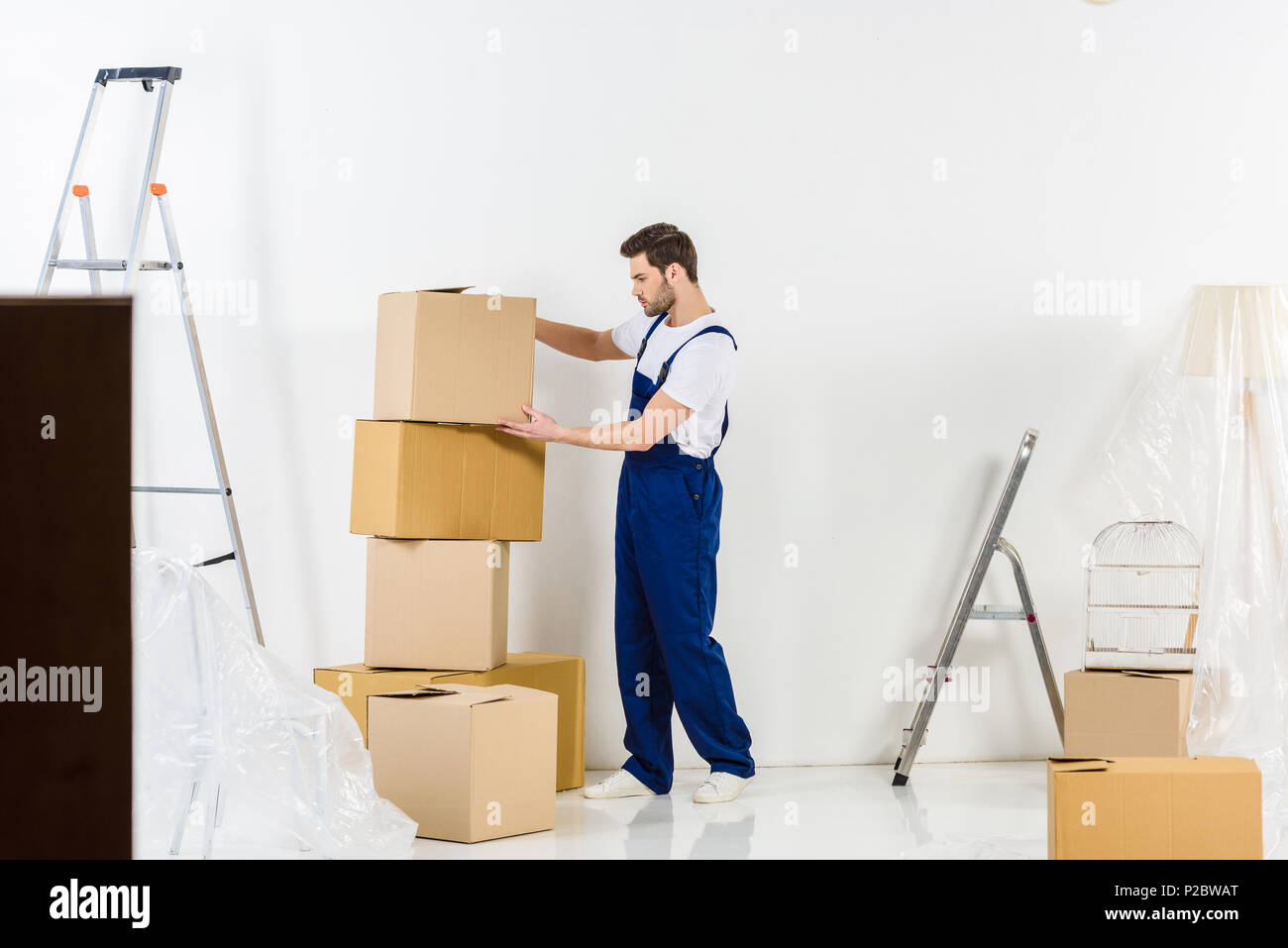 Taking box hi-res stock photography and images - Alamy