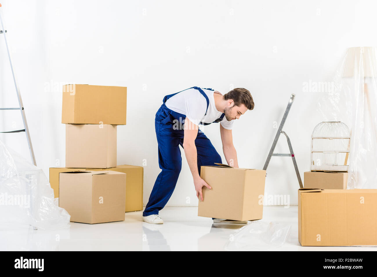 Taking box hi-res stock photography and images - Alamy