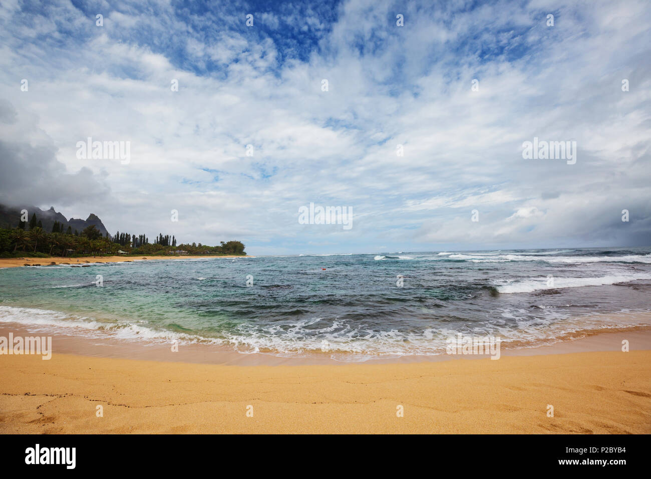 Amazing hawaiian beach Stock Photo - Alamy