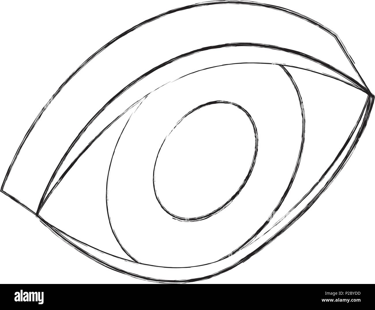 futuristic eye isometric avatar vector illustration design Stock Vector ...