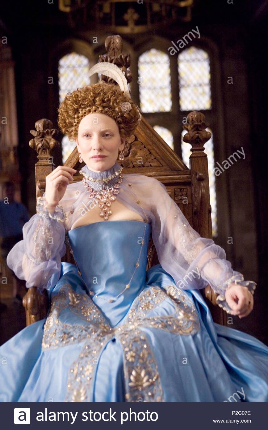 Cate Blanchett As Queen Elizabeth I Film Title Elizabeth Stock Photos ...