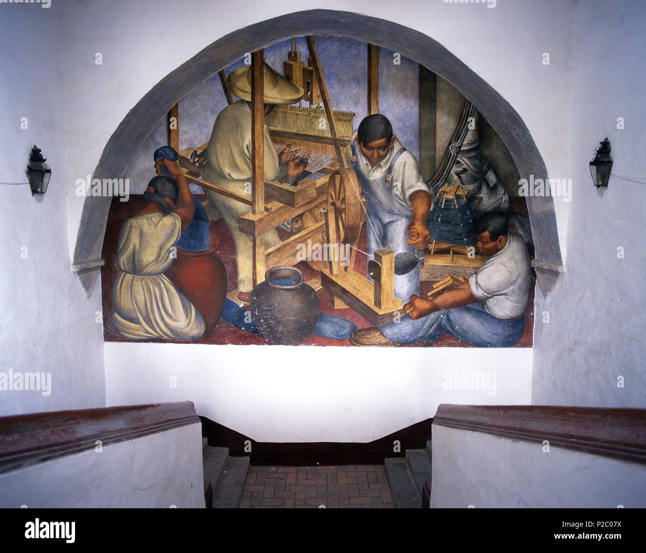 Mexico.Guanajuato.San Miguel de Allende.Centro Cultural Ignacio Ramirez ...