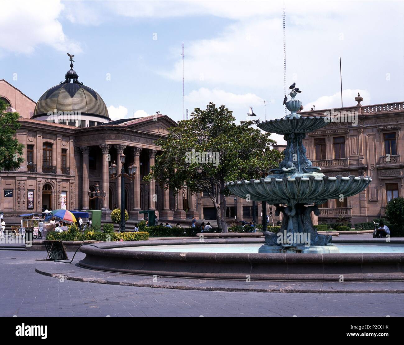 Mexico.San Luis Potosi.Ciudad de San Luis Potosi.Teatro de La Paz(siglo ...