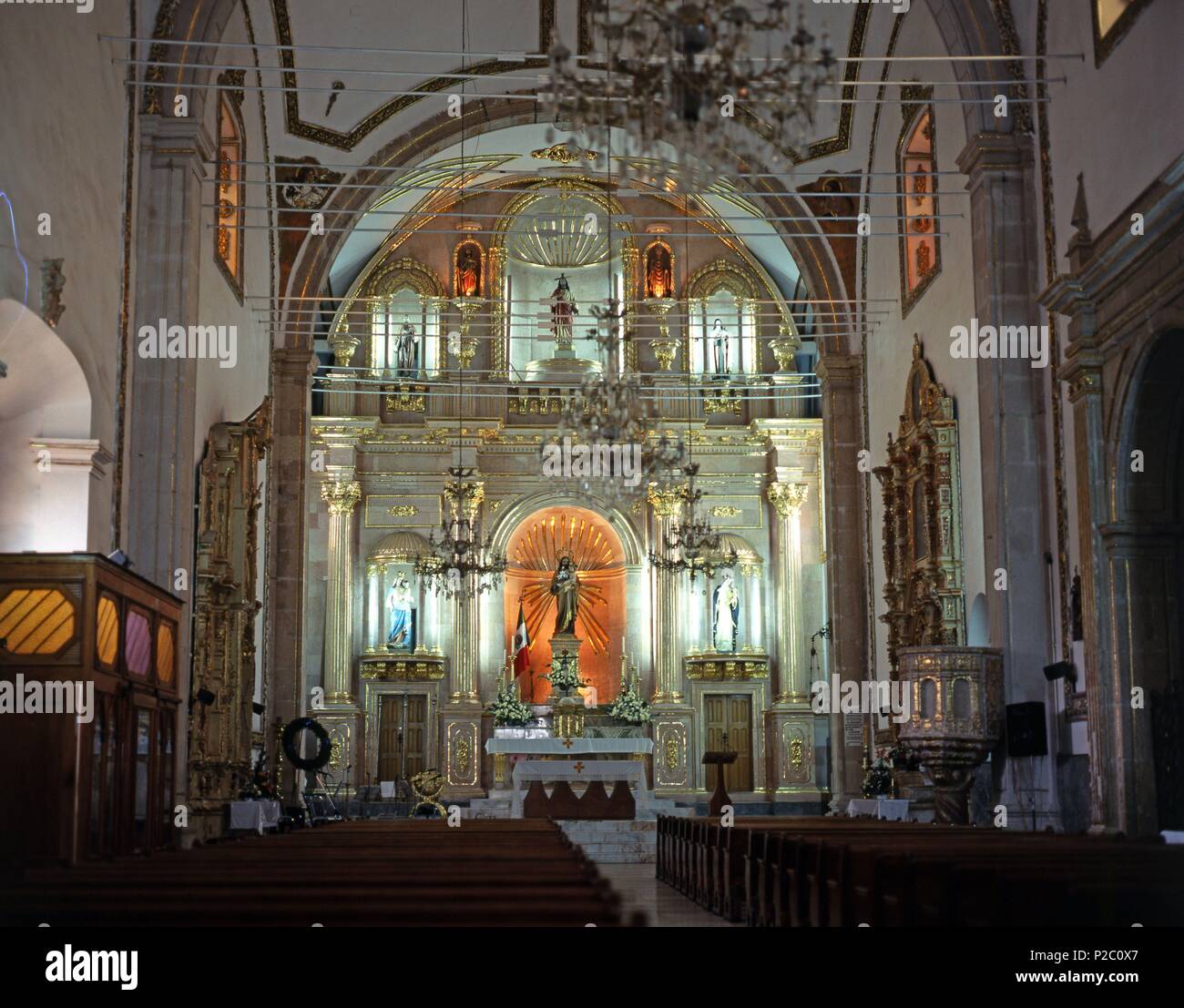 Mexico.Chihuahua.Hidalgo del Parral.Templo patriarcal de San Jose ... Mexico.Chihuahua.Hidalgo del Parral.Templo patriarcal de San Jose ...