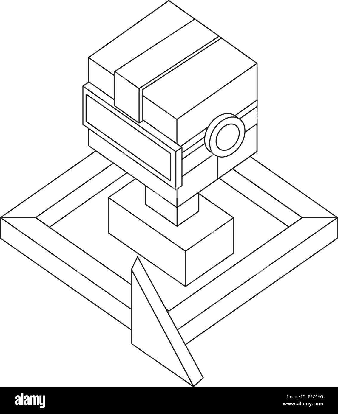 360 degrees vr Stock Vector Images - Alamy