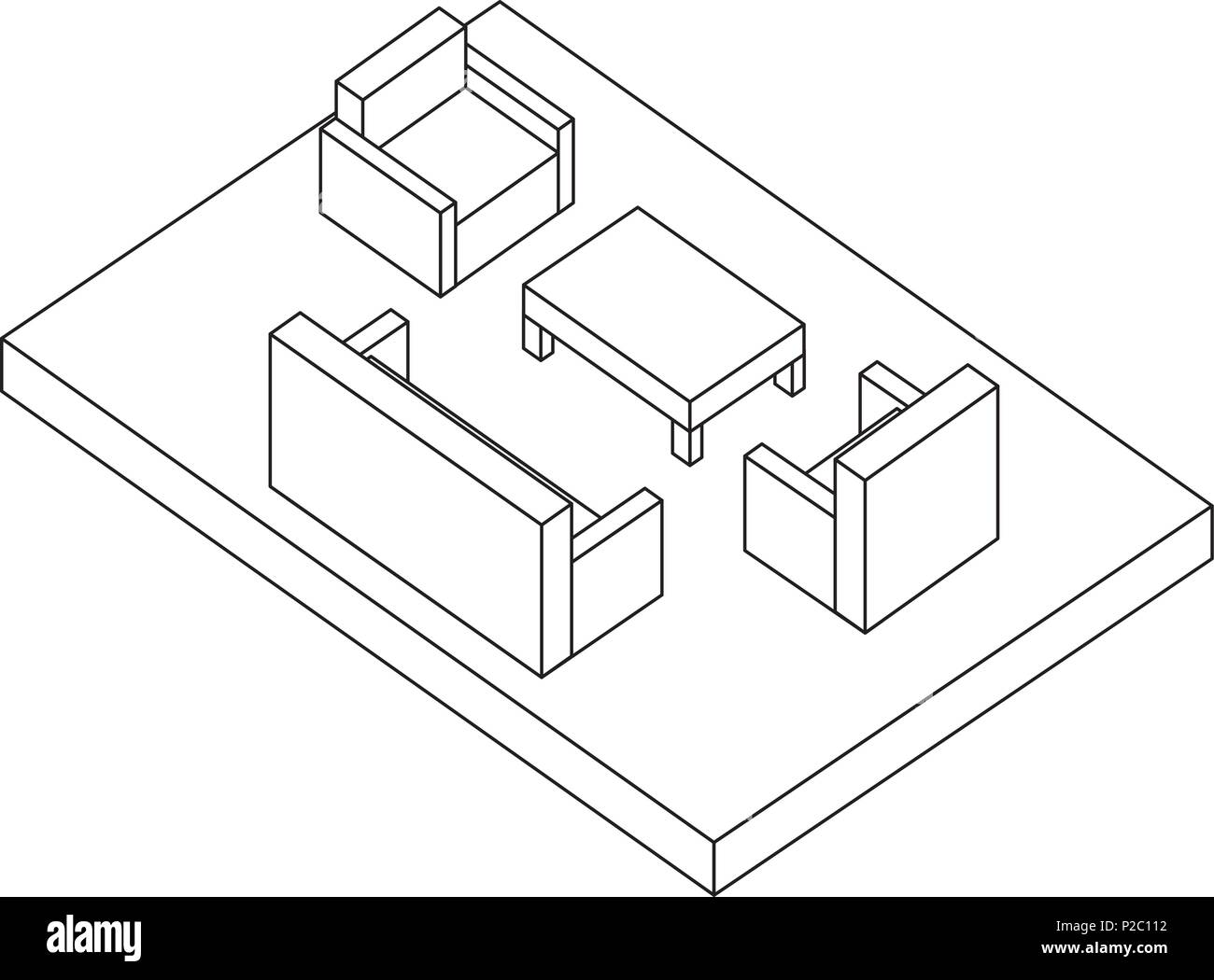 Modern sofas Cut Out Stock Images & Pictures - Alamy