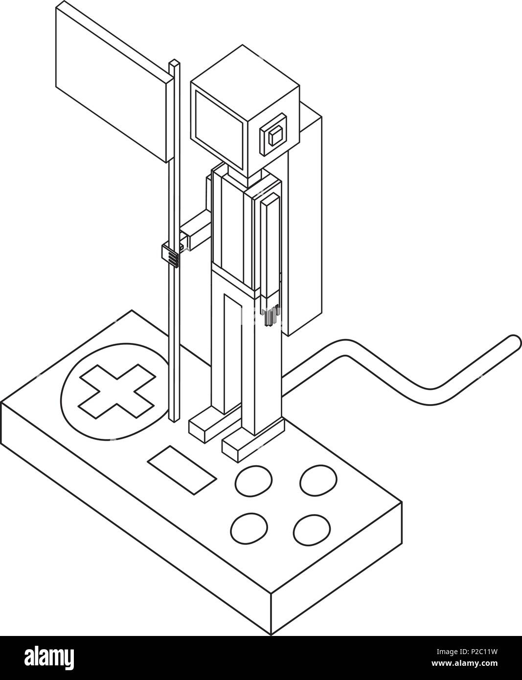 Holding virtual reality controller Stock Vector Images - Alamy
