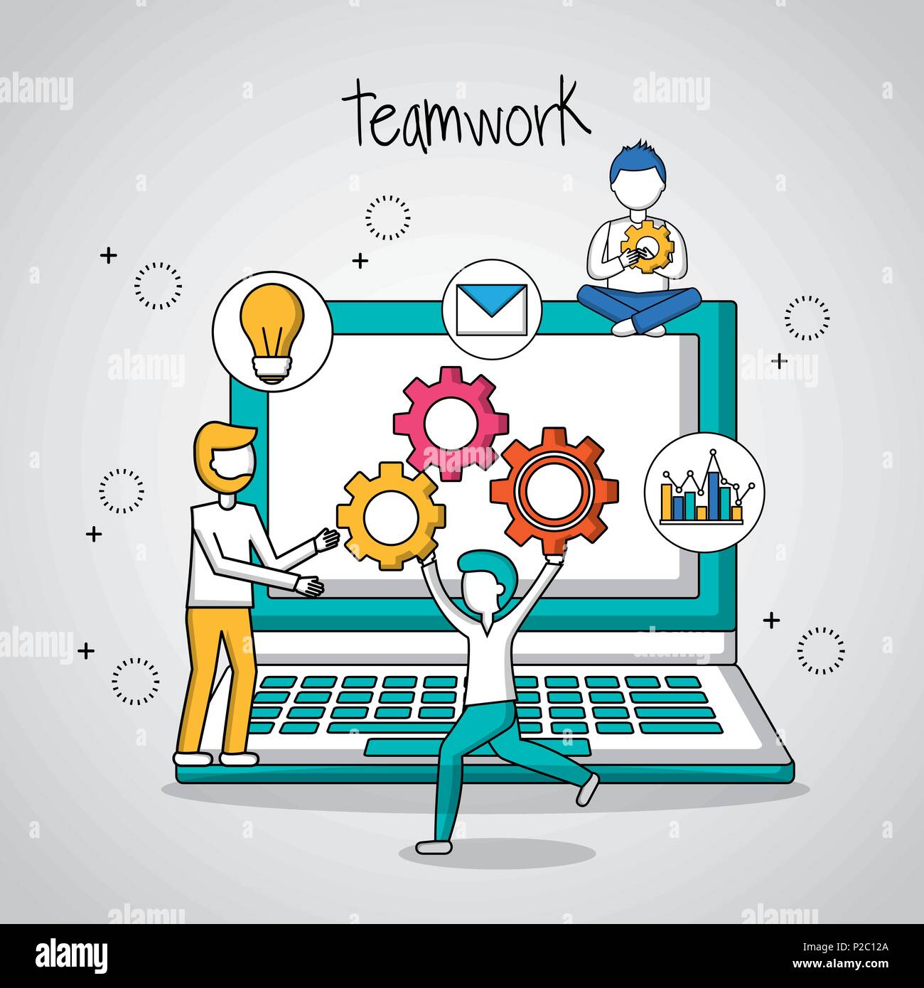 people teamwork concept Stock Vector Image & Art - Alamy
