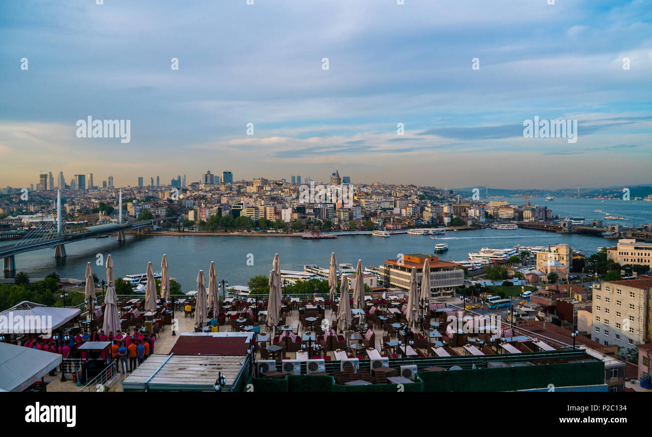 Beautiful View on Bosphorus Channel in Istanbul Stock Photo - Alamy