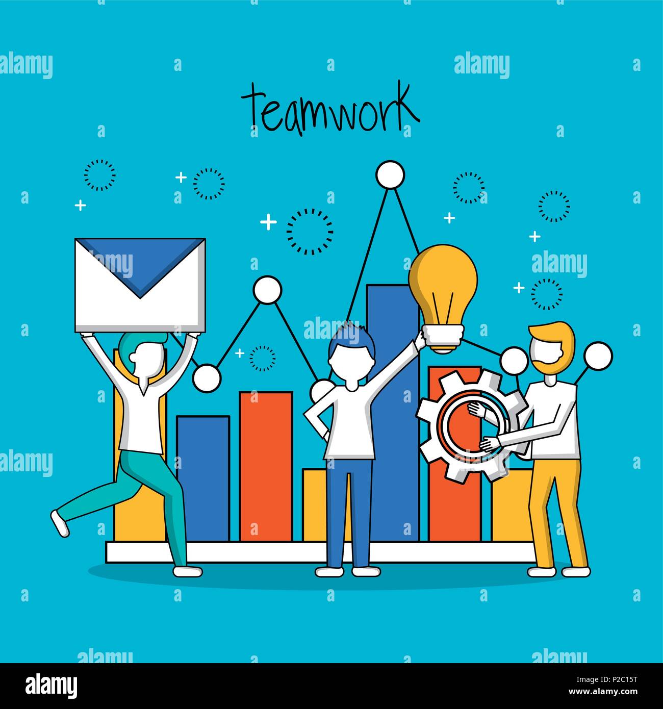 people teamwork concept Stock Vector Image & Art - Alamy