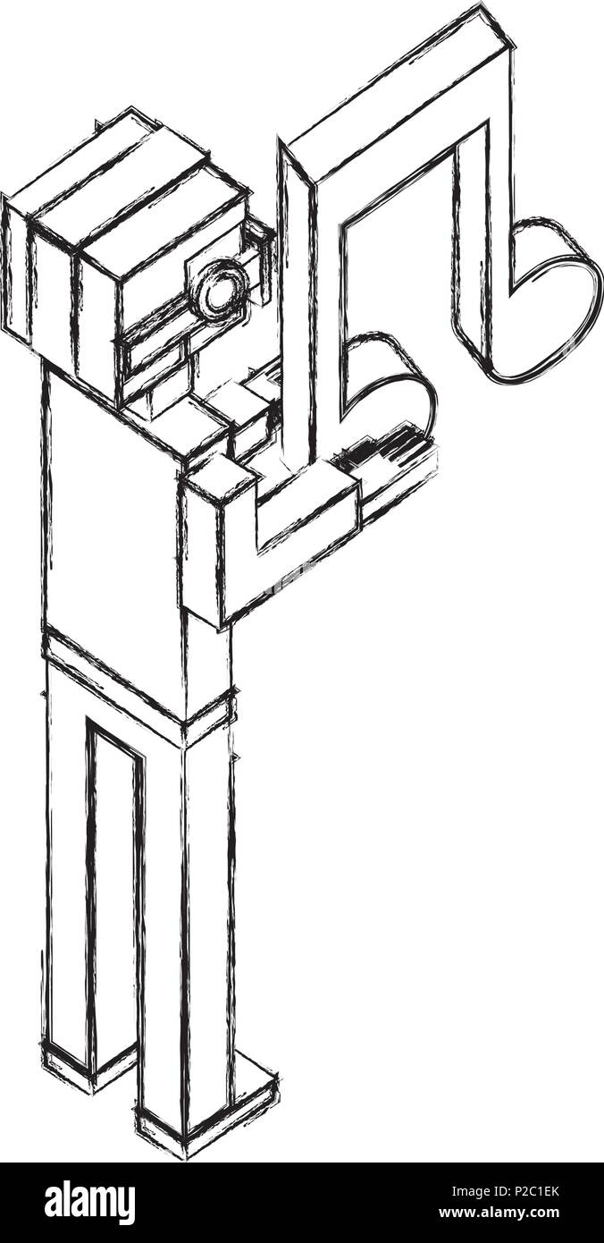 Hologram of man Black and White Stock Photos & Images - Alamy