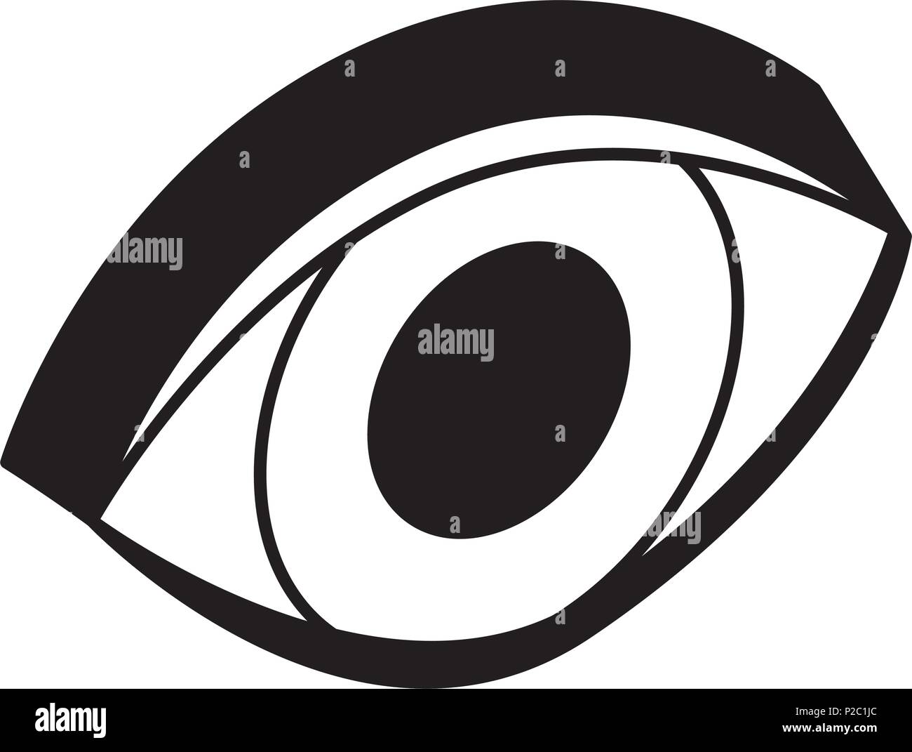3d eye optical watch vision image Stock Vector Image & Art - Alamy