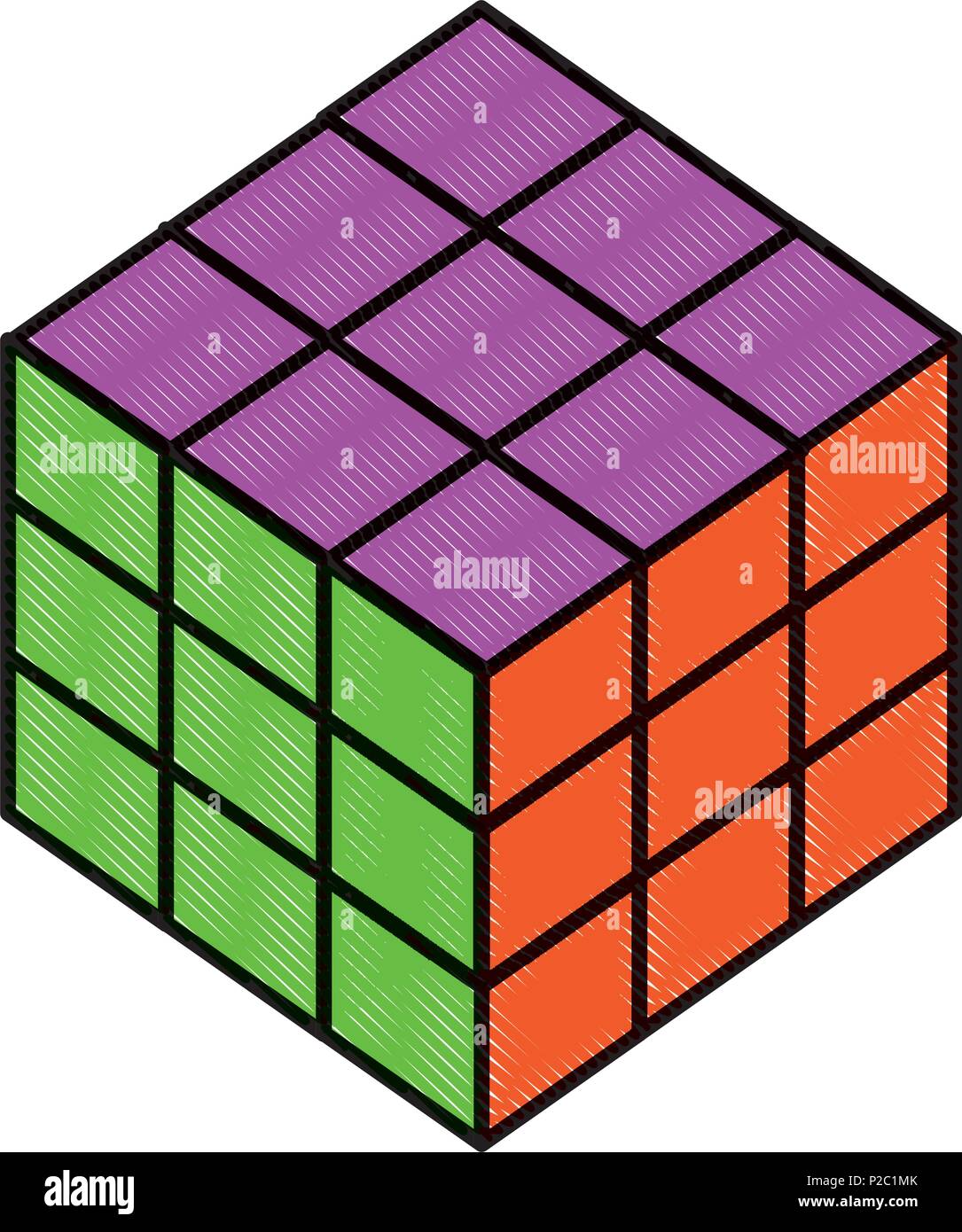 Rubic cube Stock Vector Images - Alamy