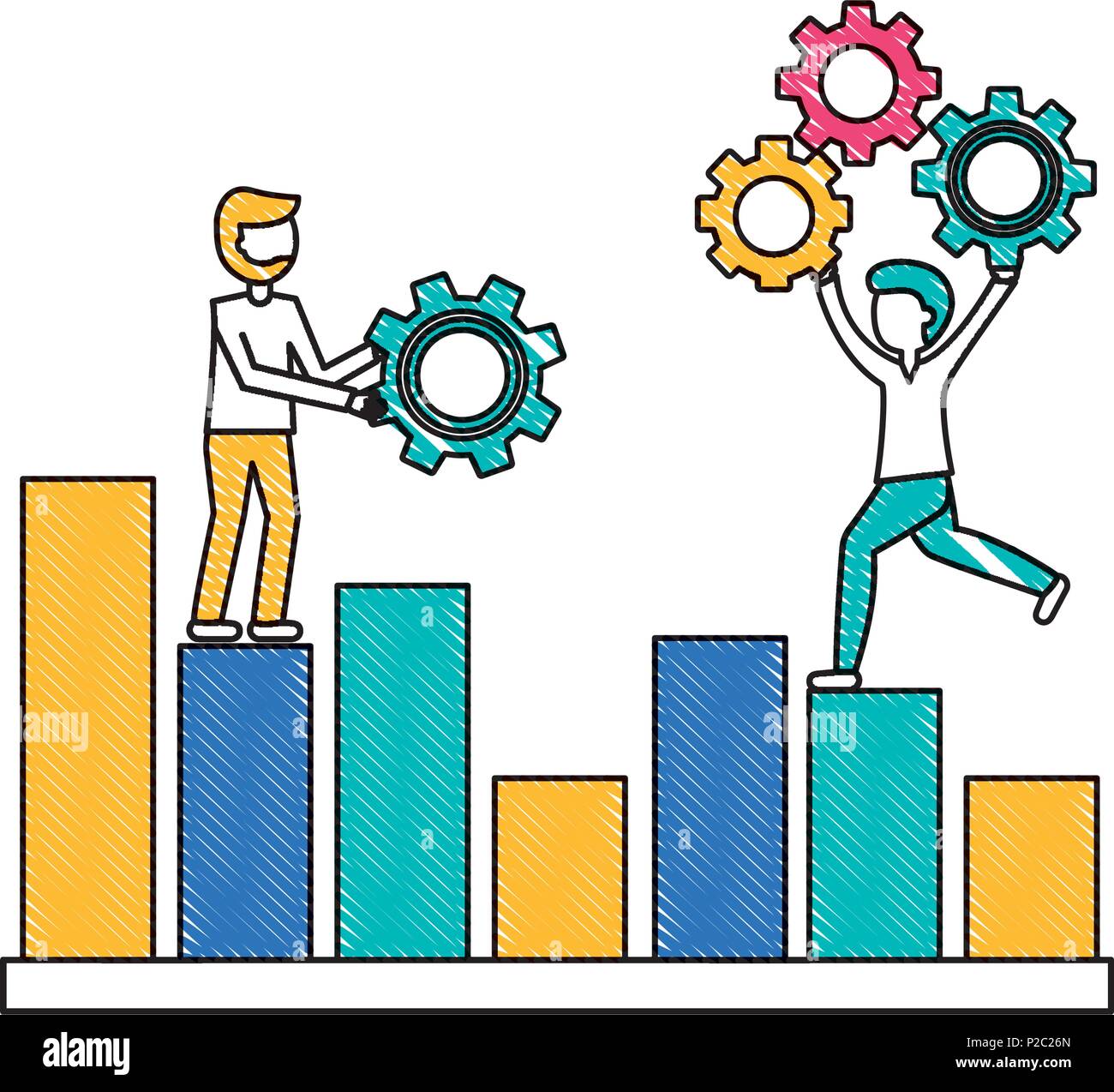 Statistical graph Stock Vector Images - Alamy