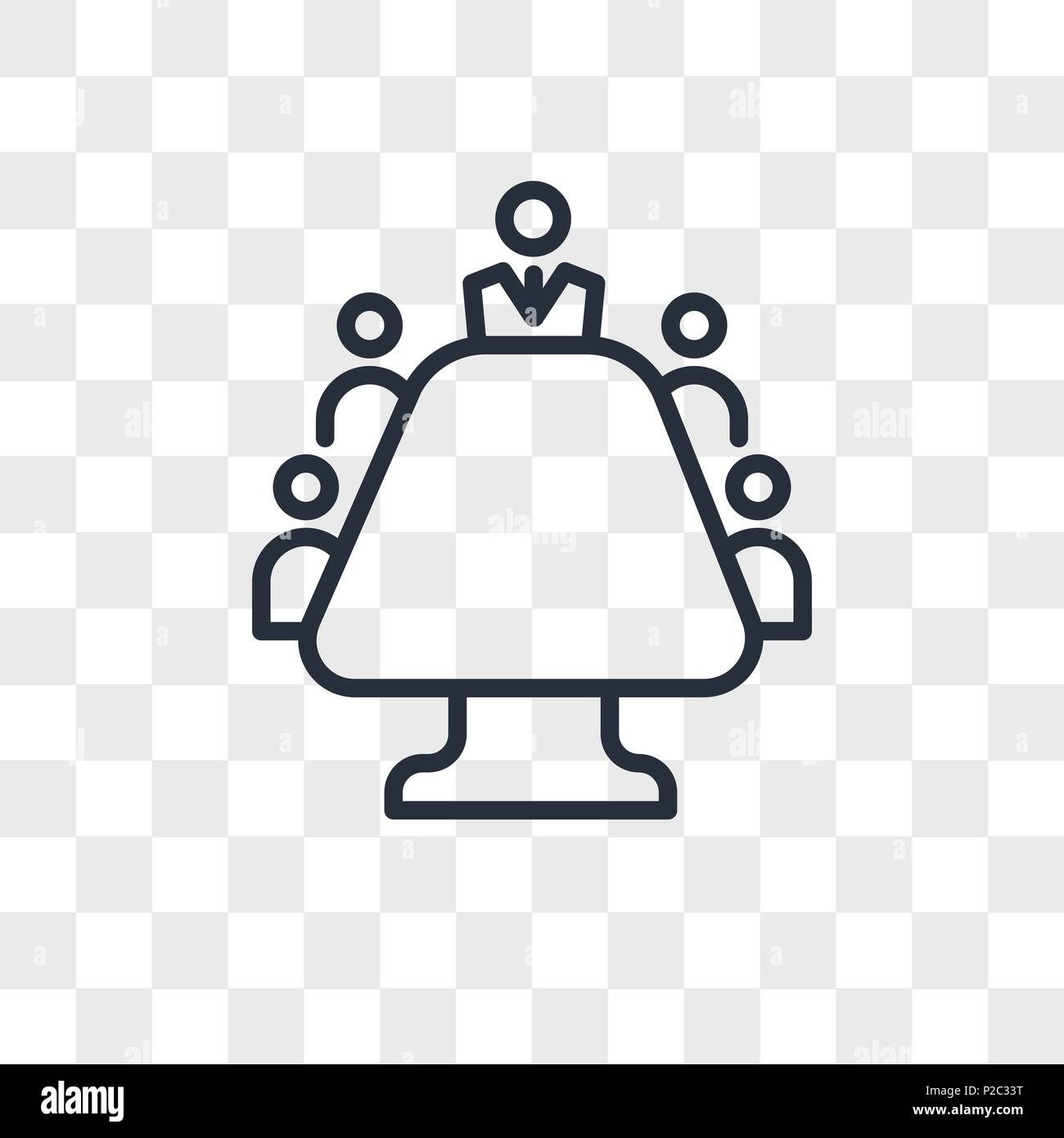 mediation vector icon isolated on transparent background, mediation ...