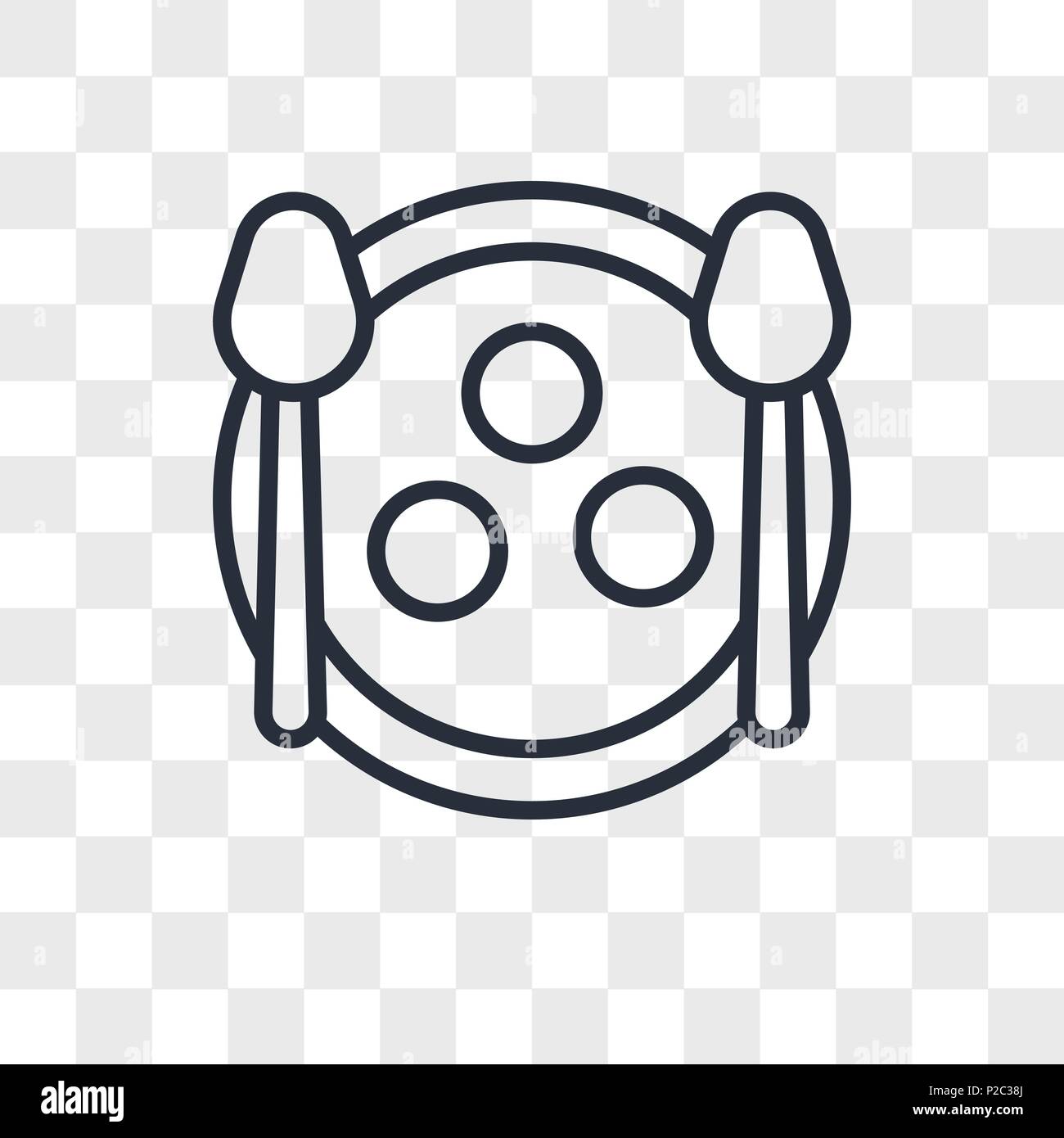 Matzo Ball Soup vector icon isolated on transparent background, Matzo ...