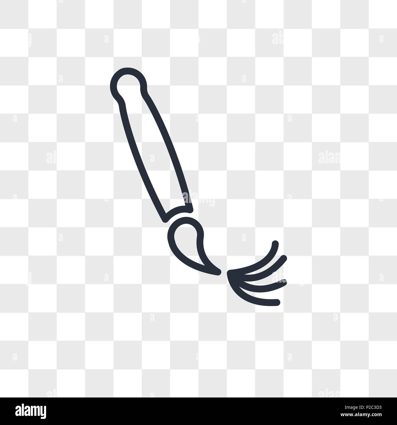 broom vector icon isolated on transparent background, broom logo ...