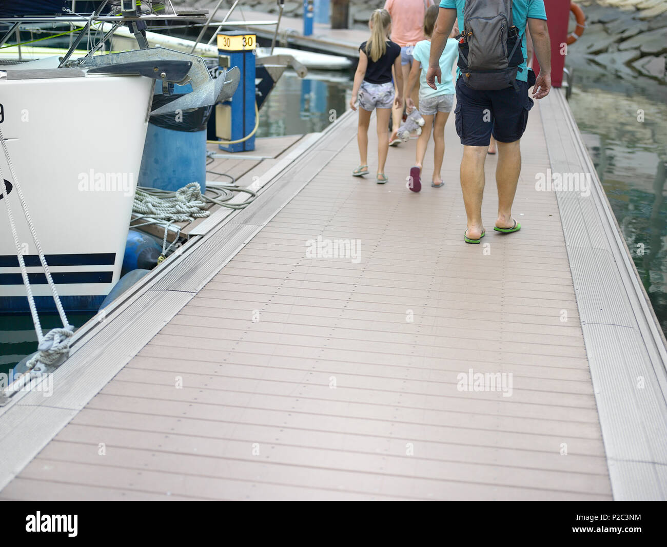 Walking on a jetty hi-res stock photography and images - Alamy
