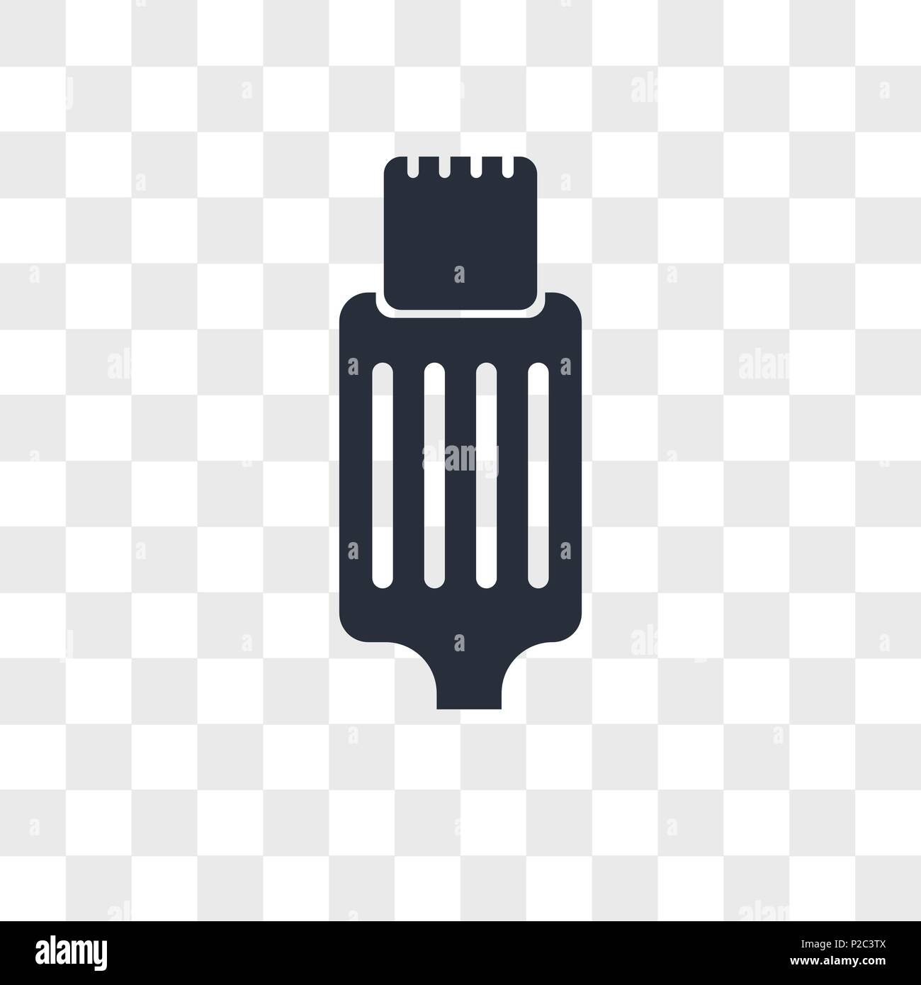 Wires vector icon isolated on transparent background, Wires logo ...