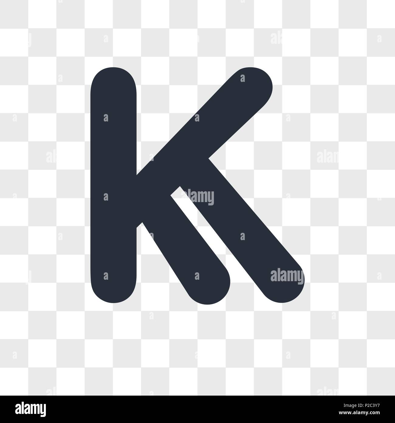 Kenya currency vector icon isolated on transparent background, Kenya ...
