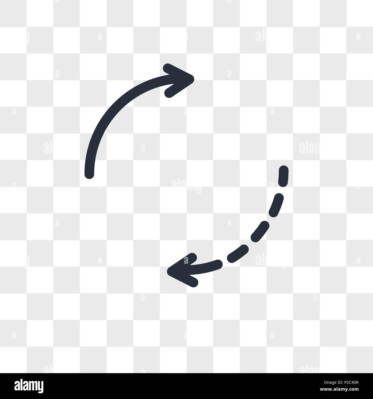 Spin vector icon isolated on transparent background, Spin logo concept ...