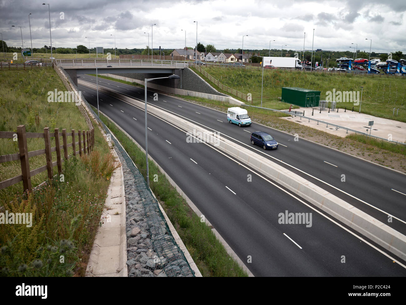 English toll roads hi-res stock photography and images - Alamy