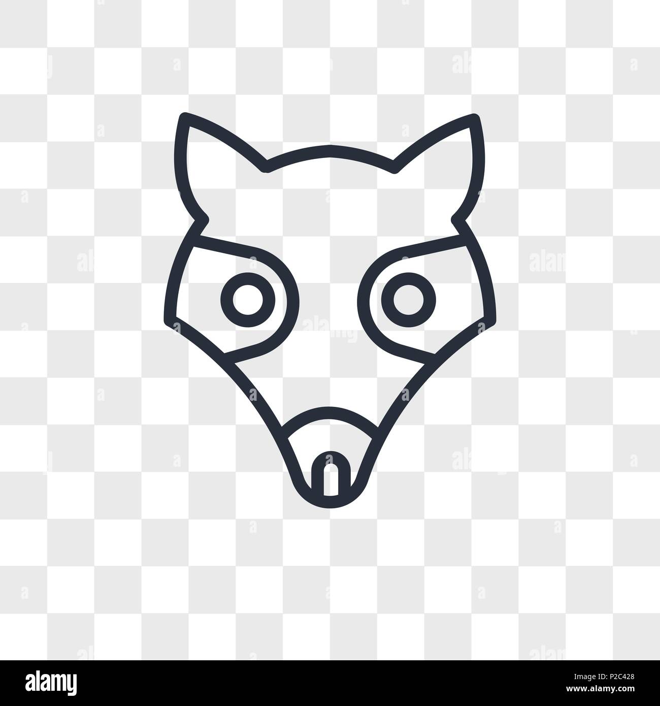 possum vector icon isolated on transparent background, possum logo ...
