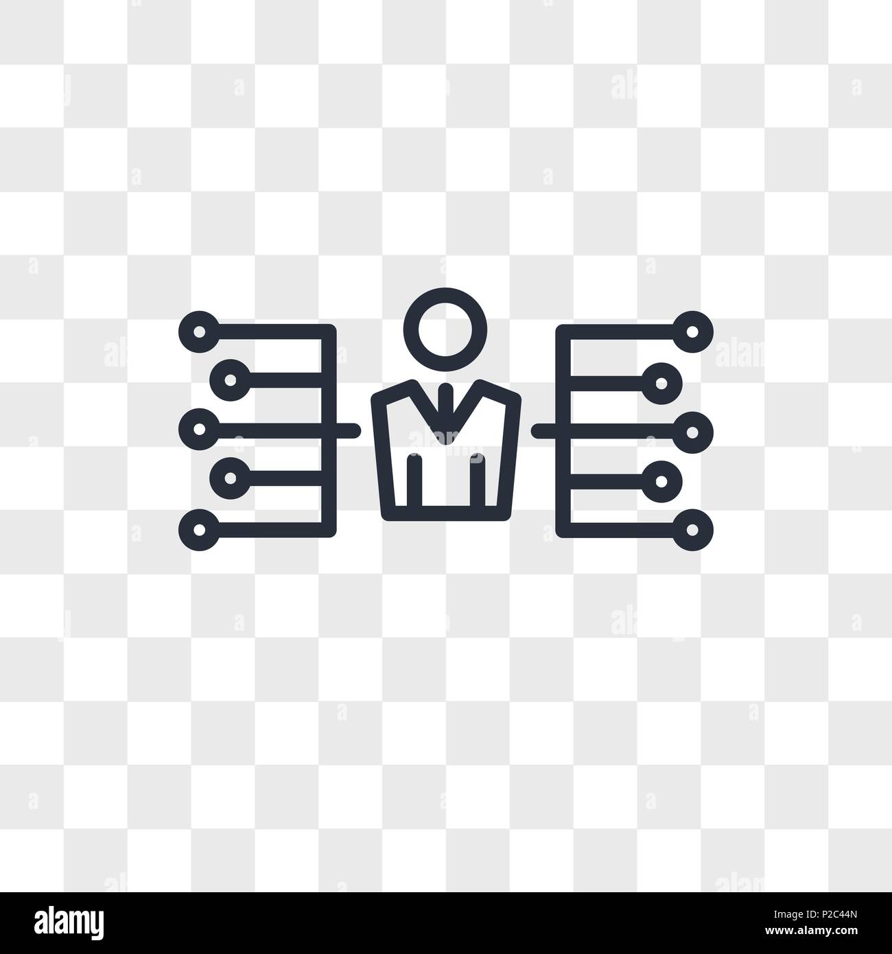 delegate vector icon isolated on transparent background, delegate logo ...