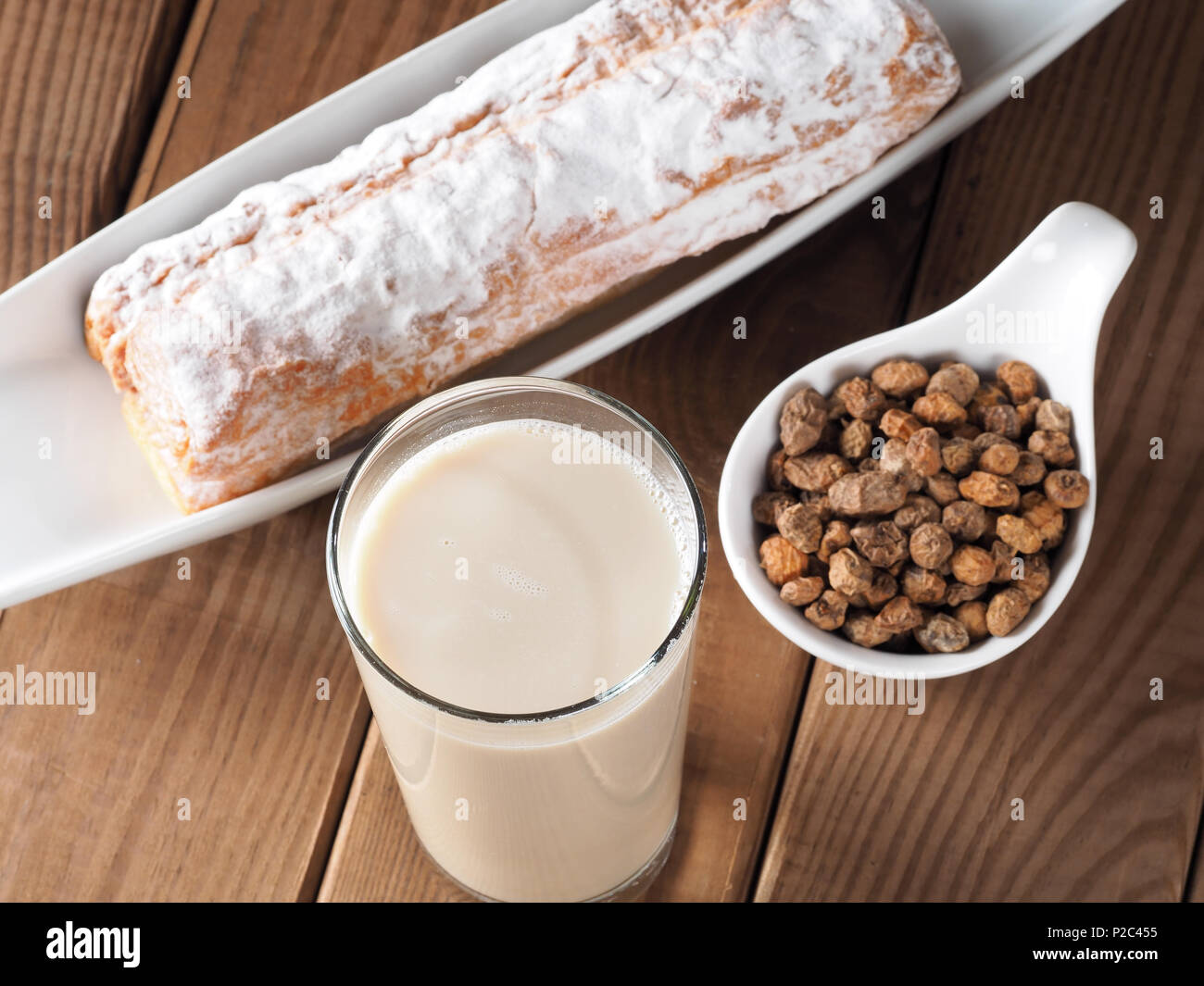 Horchata is a drink, made with the juice of tigernuts and sugar. Native ...