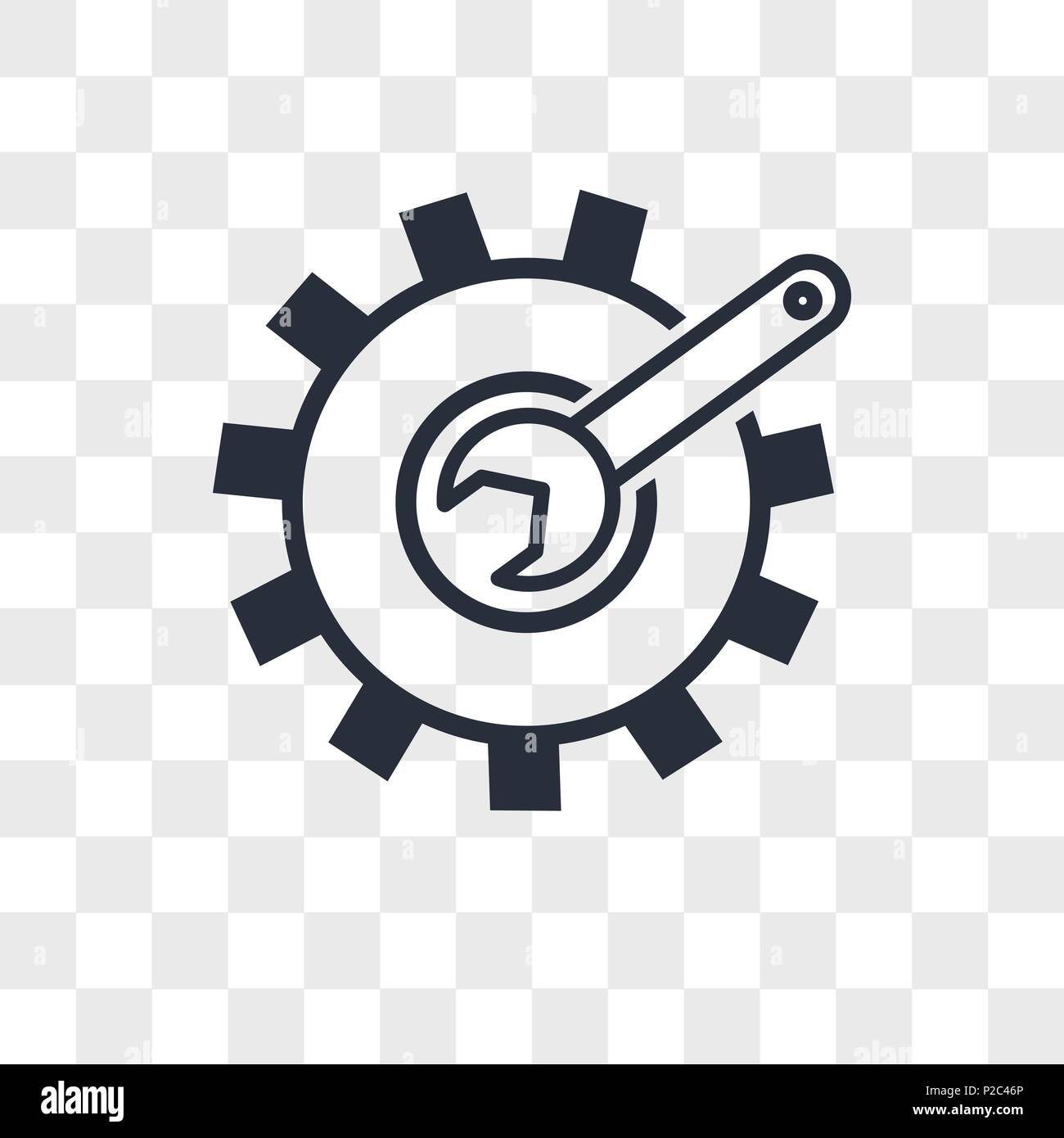 customisation vector icon isolated on transparent background ...