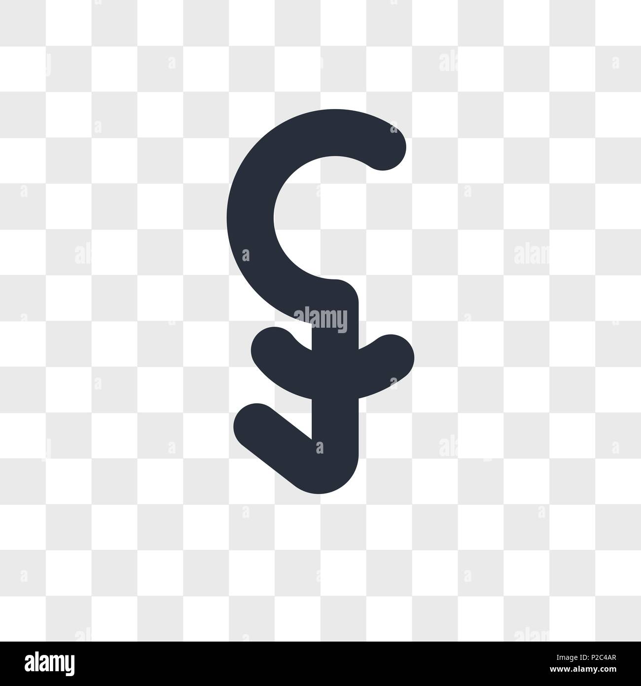 Cambodia currency vector icon isolated on transparent background ...