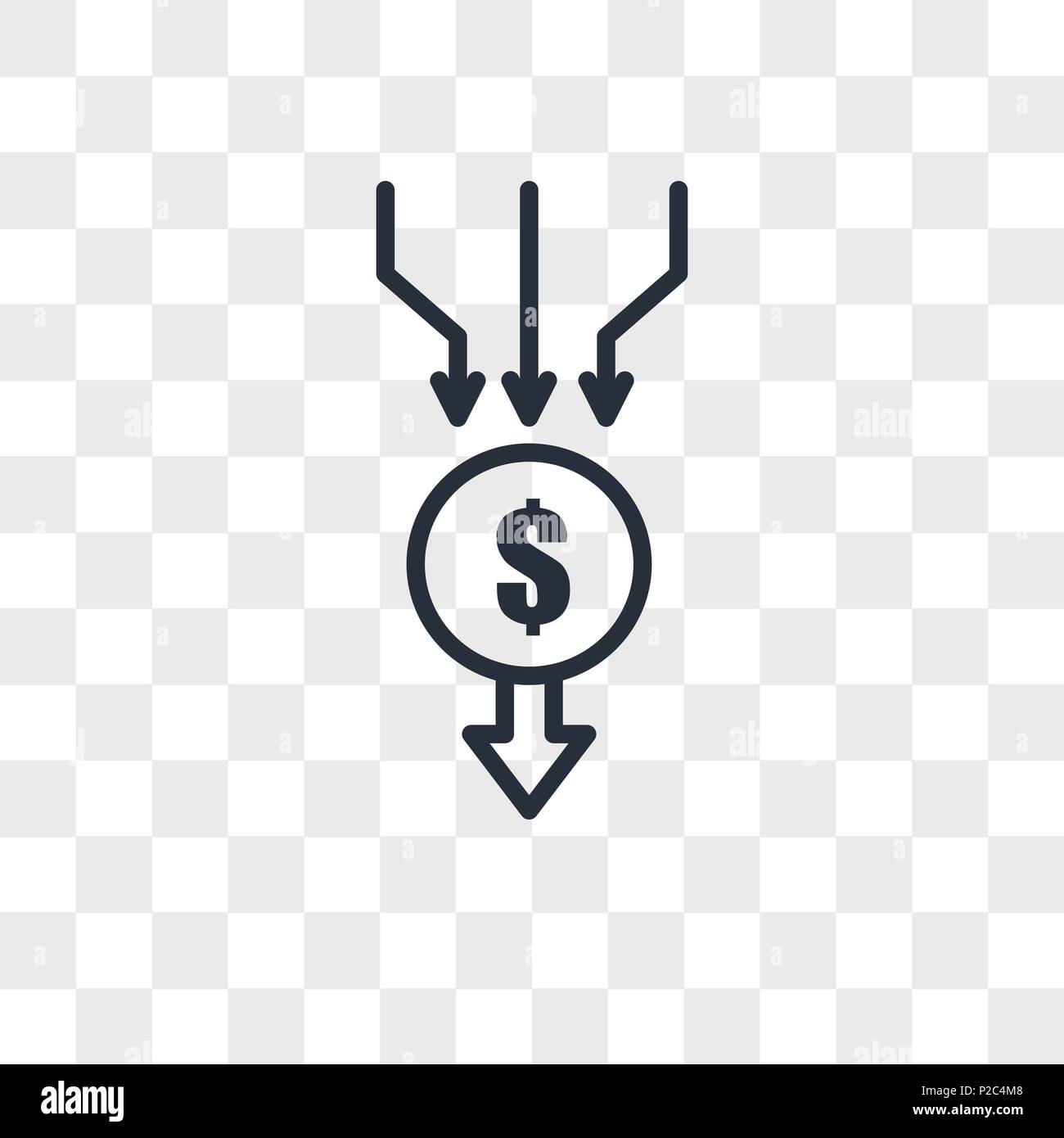 aggregator vector icon isolated on transparent background, aggregator ...